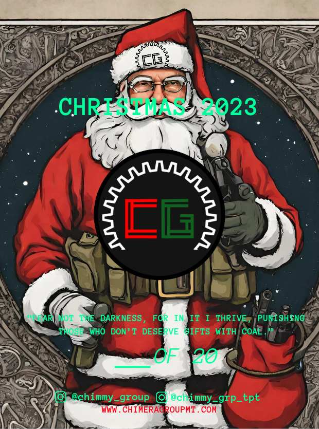 Limited "CG" Patch - Christmas '23 [1/20] – CHIMERA GROUP